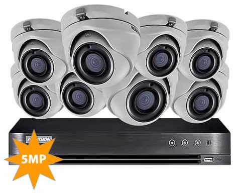 Hikvision 8 Camera 5MP Home CCTV Security System